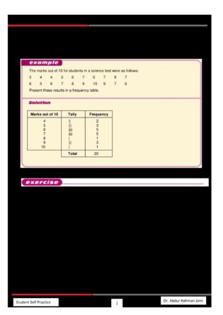 Worksheets (Mean, Median, Mode) – Beauty & Mathematics